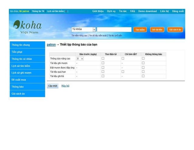 Gioi thieu koha tu d&l | PPT