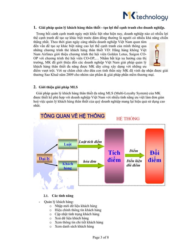 Multi Loyalty Solution (Quan ly khach hang than thiet) | PDF