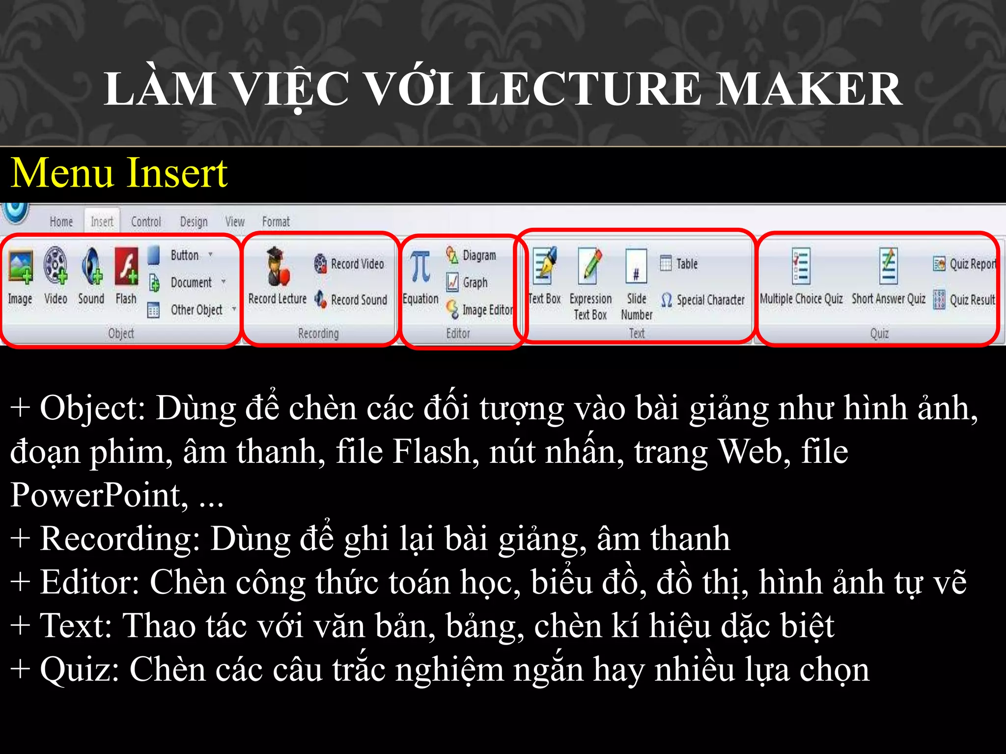 Gioi thieu phan mem lecture maker | PPT