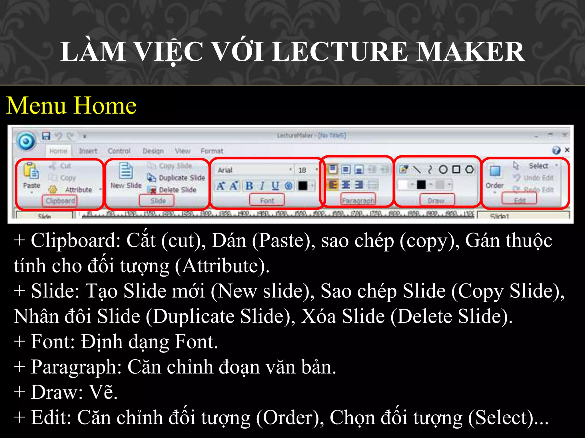Gioi thieu phan mem lecture maker | PPT