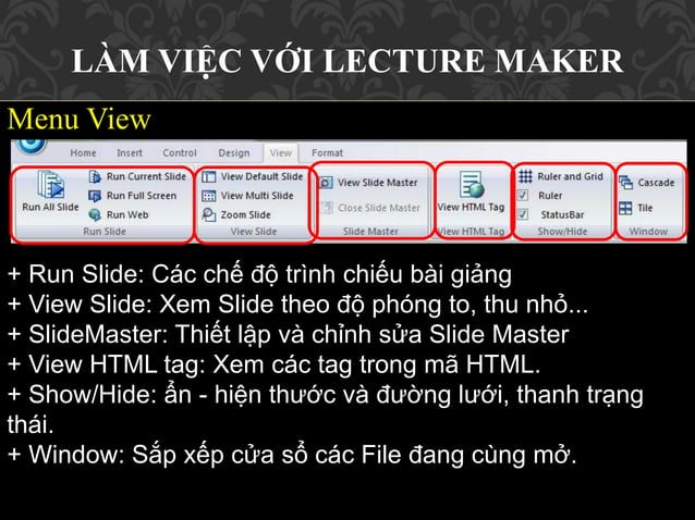 Gioi thieu phan mem lecture maker | PPT