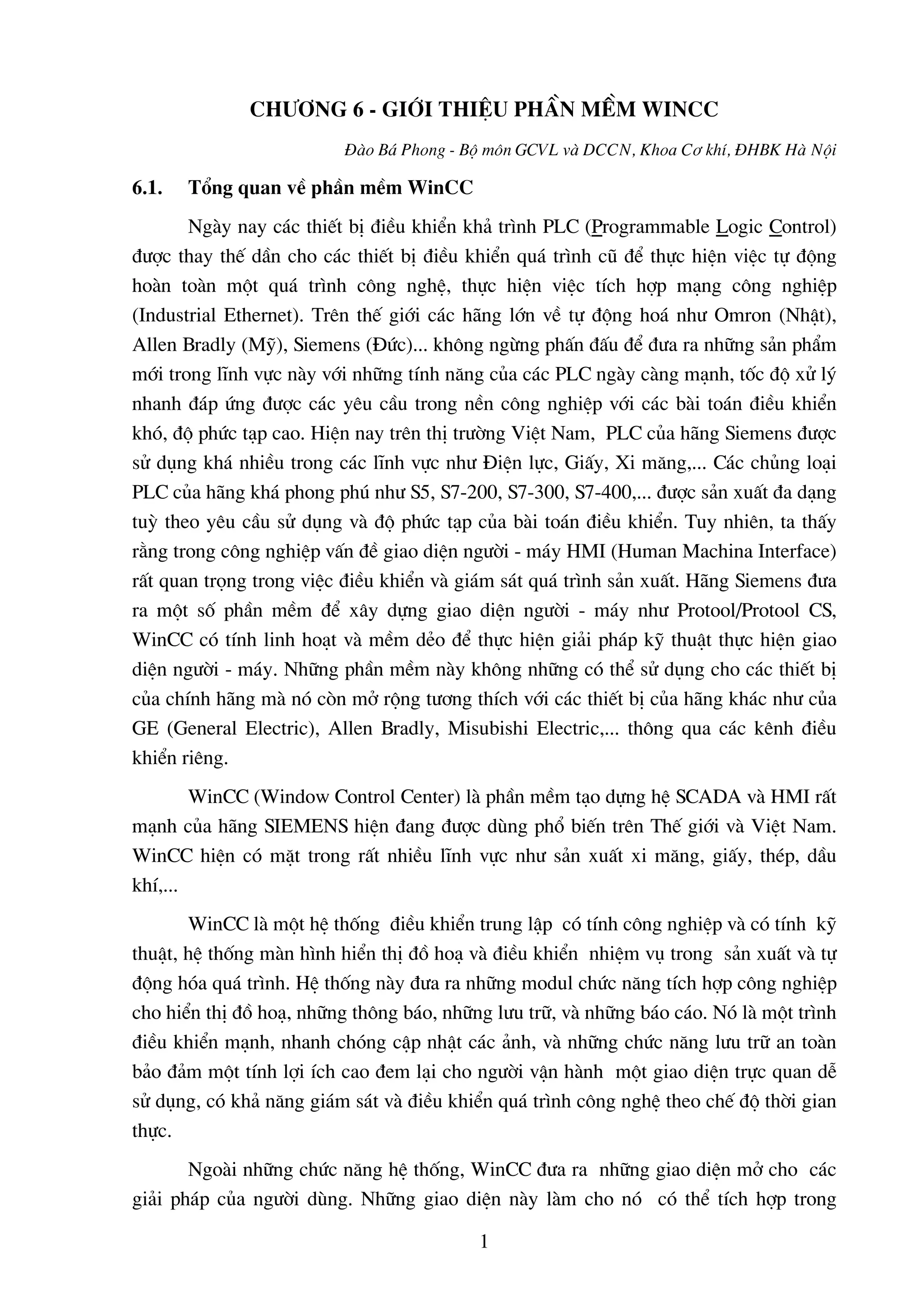 Gioi thieu phan_mem_wincc | PDF