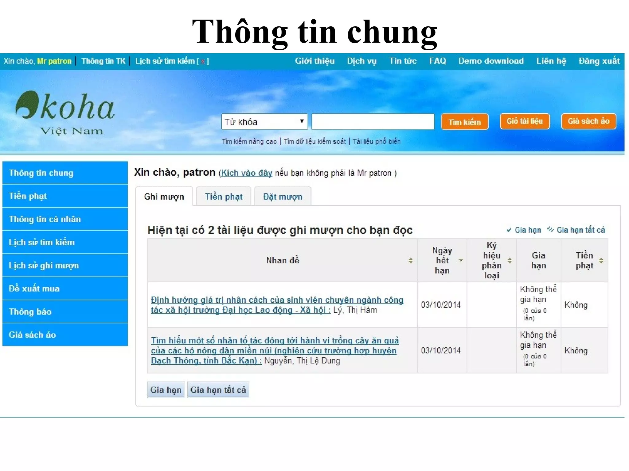 Gioi thieu pm quan ly thu vien koha | PPT