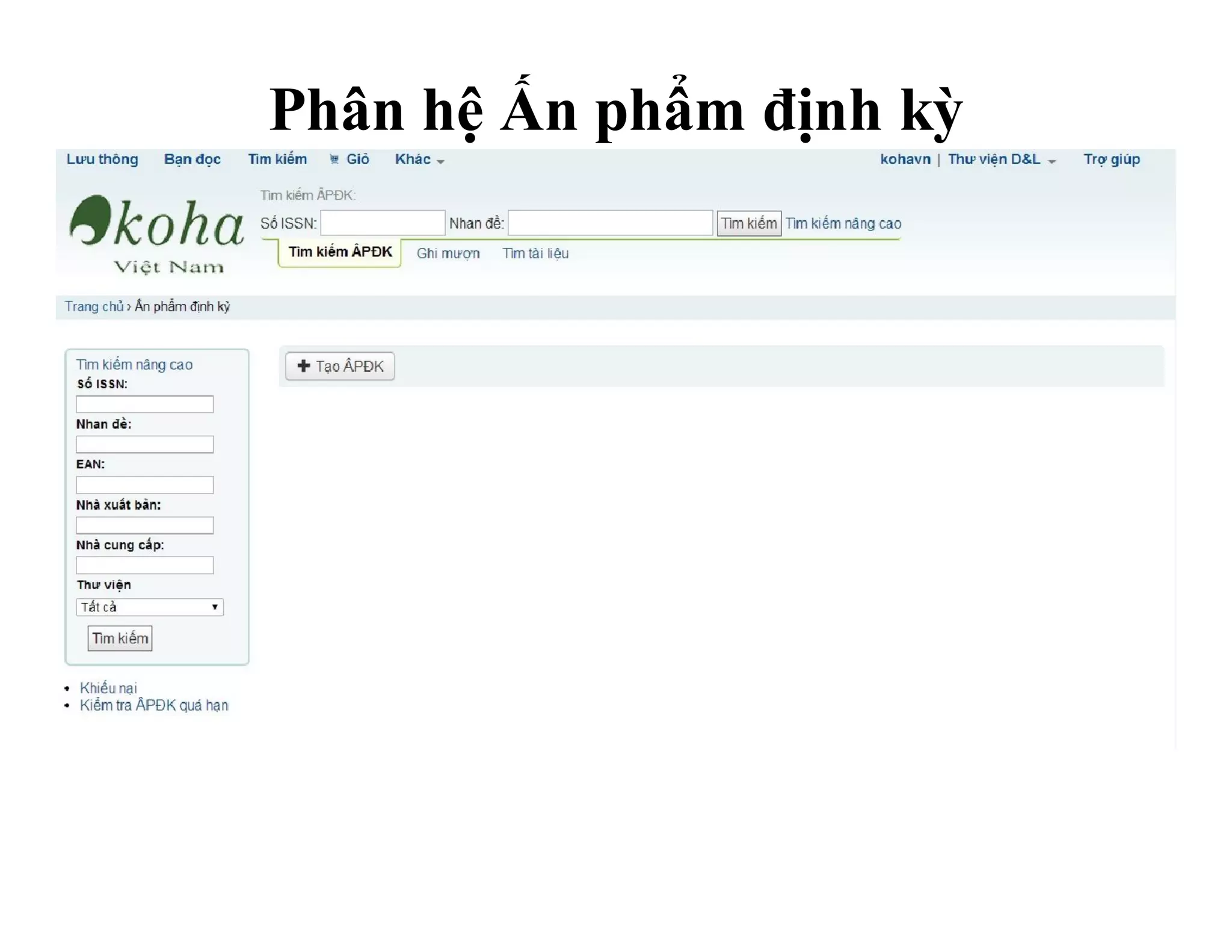 Gioi thieu pm quan ly thu vien koha | PDF