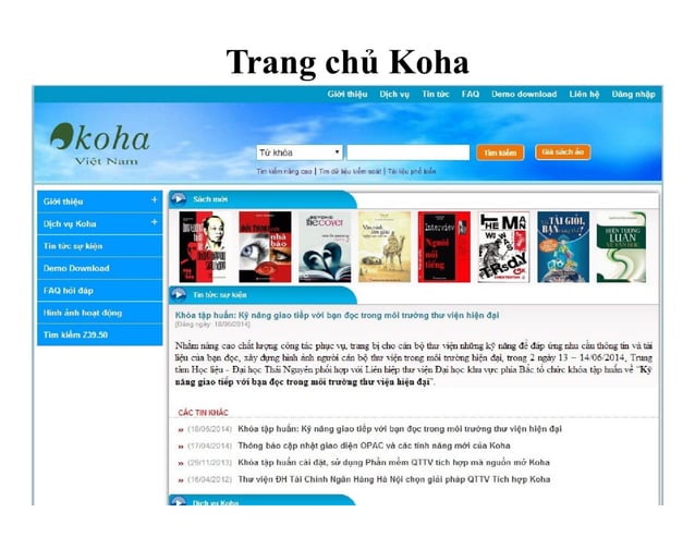 Gioi thieu pm quan ly thu vien koha | PDF