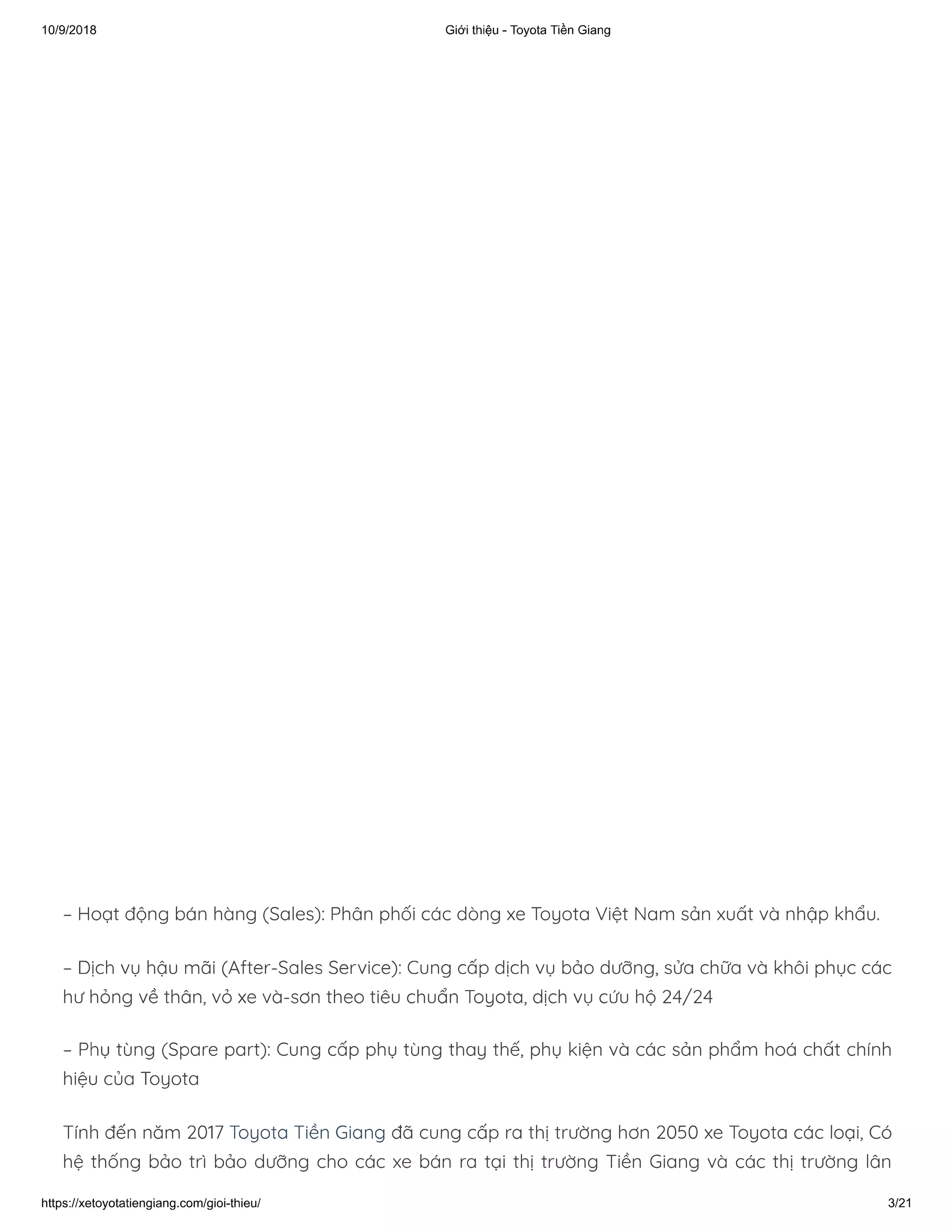 Giới thiệu Toyota Tiền Giang | PDF