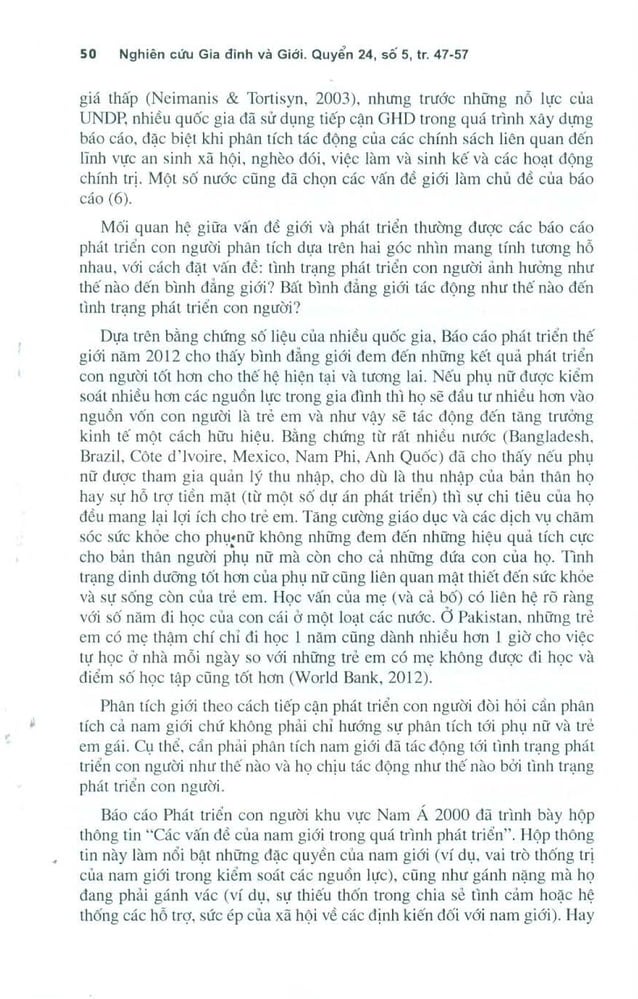 Gioi va phat trien con nguoi | PDF