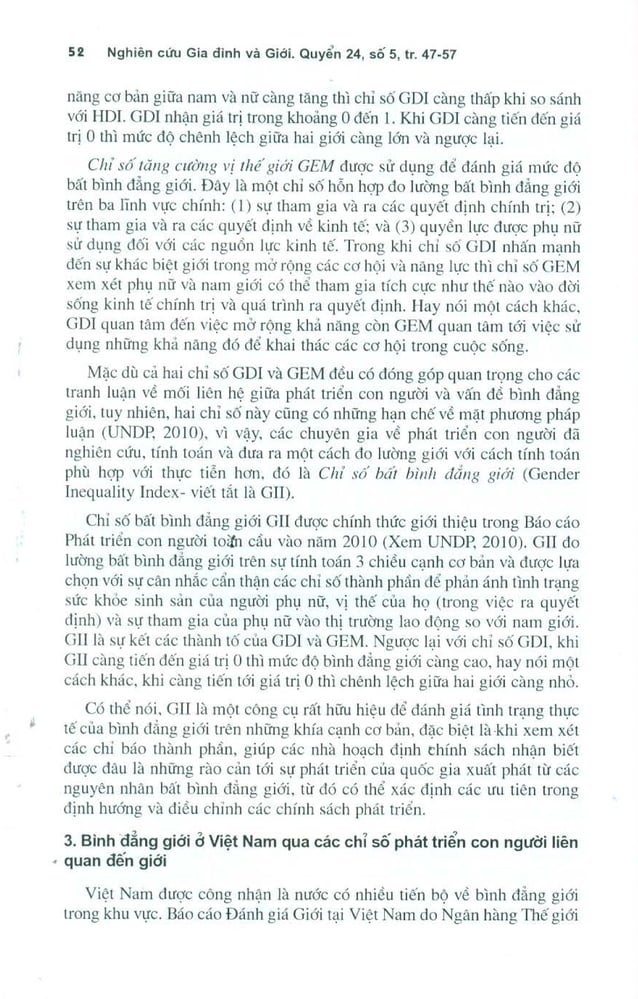 Gioi va phat trien con nguoi | PDF