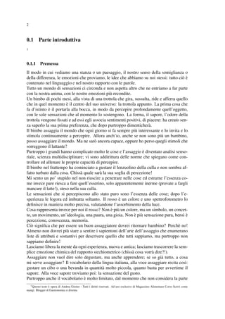 Giomo analisisensoriale | PDF