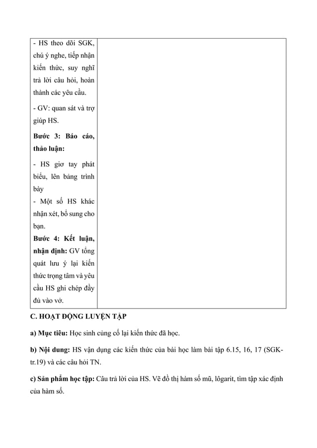 GIÁO ÁN KẾ HOẠCH BÀI DẠY TOÁN 11 KẾT NỐI TRI THỨC - HK2 THEO CÔNG VĂN 5512 (2 CỘT) NĂM HỌC 2023 ...