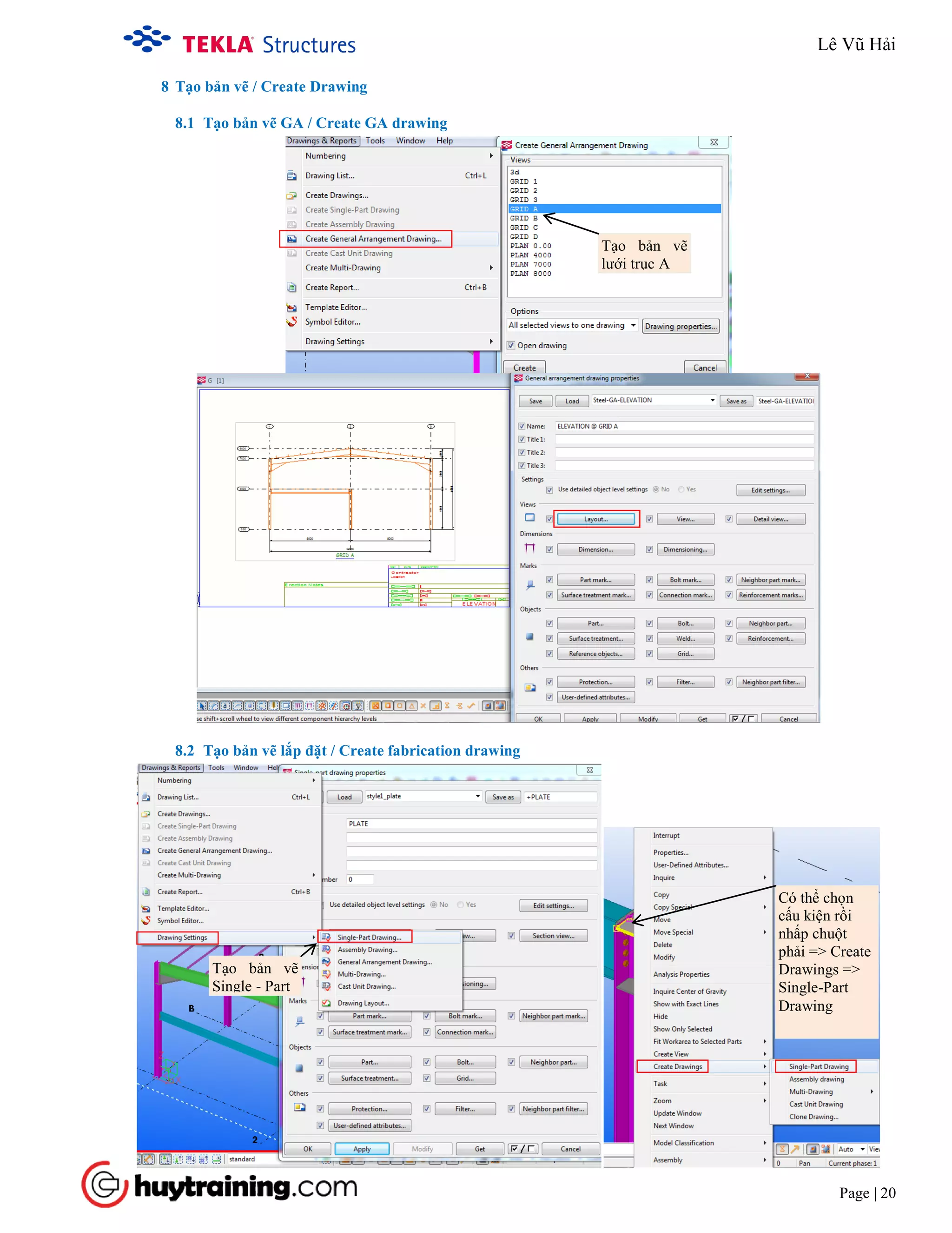 Giáo án Tekla Structures | PDF