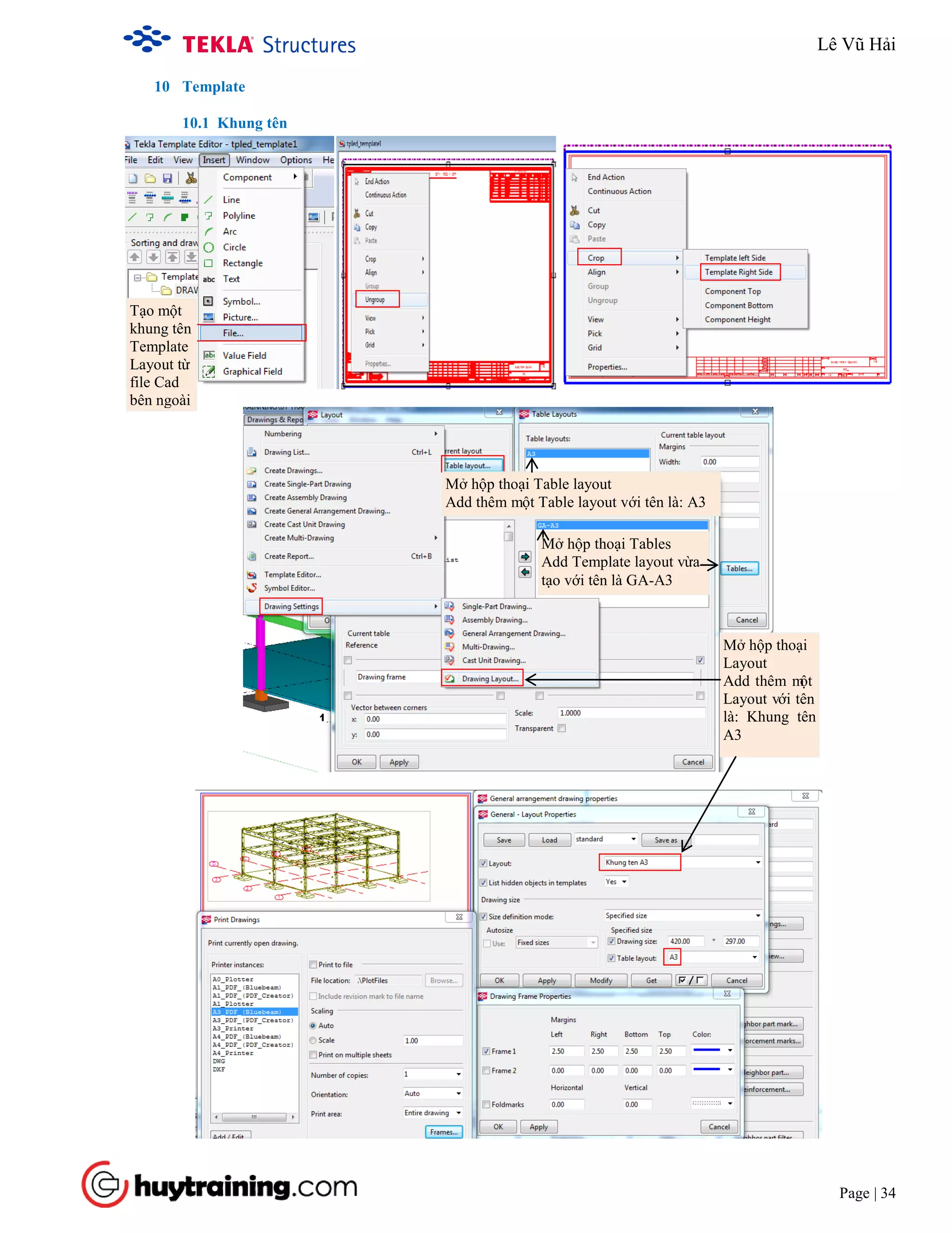 Giáo án Tekla Structures | PDF