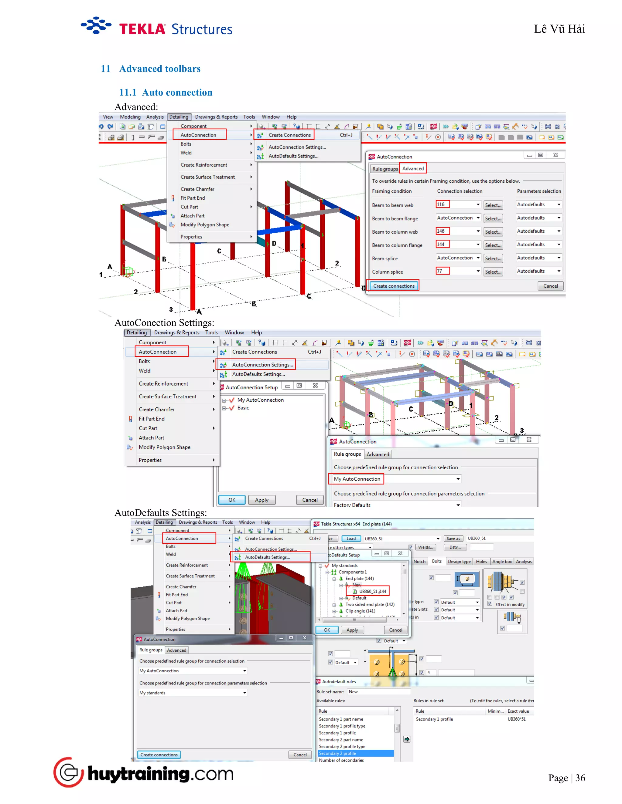 Giáo án Tekla Structures | PDF