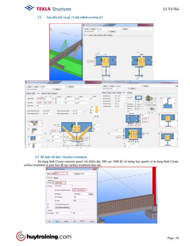 Giáo án Tekla Structures | PDF