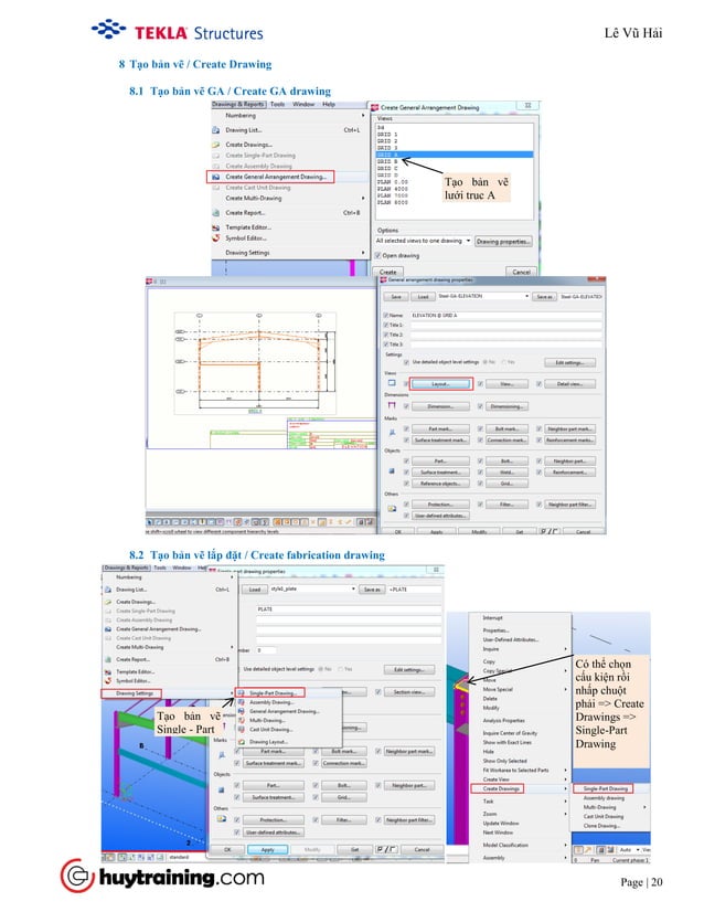 Giáo án Tekla Structures | PDF