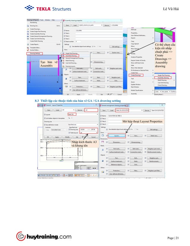 Giáo án Tekla Structures | PDF