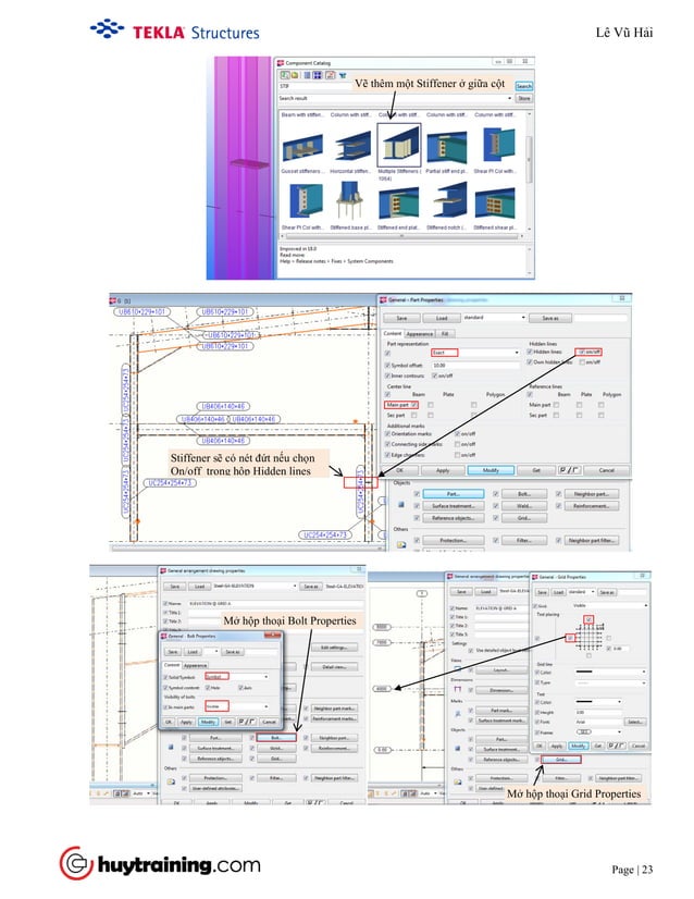 Giáo án Tekla Structures | PDF