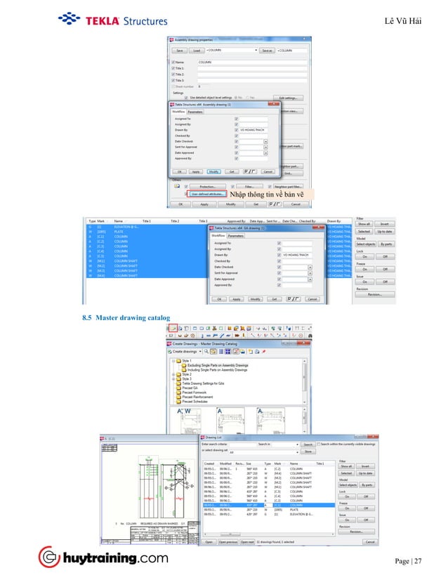 Giáo án Tekla Structures | PDF