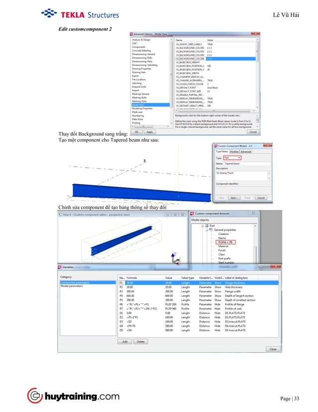 Giáo án Tekla Structures | PDF