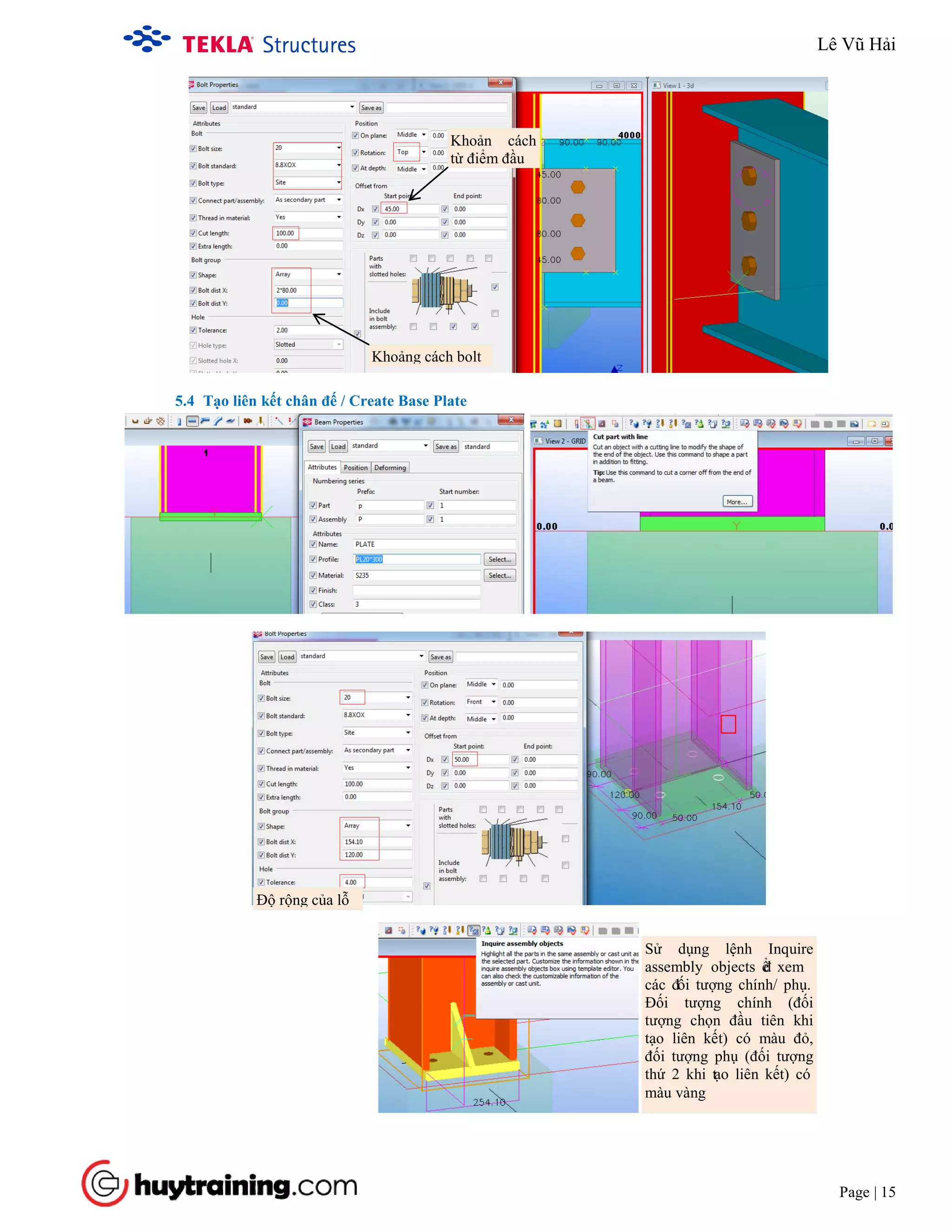 Giáo án Tekla Structures | PDF