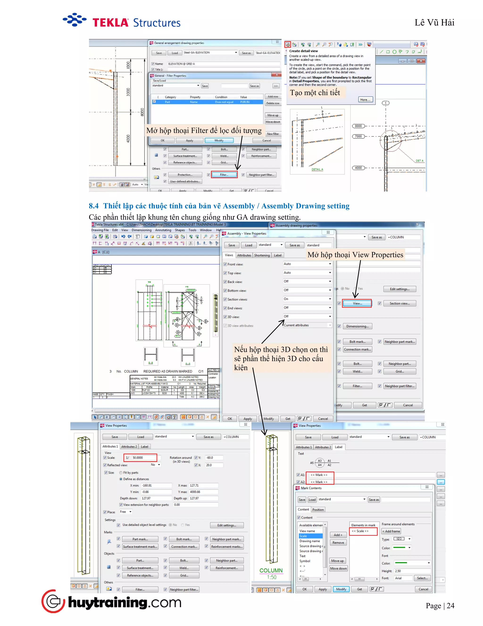 Giáo án Tekla Structures | PDF