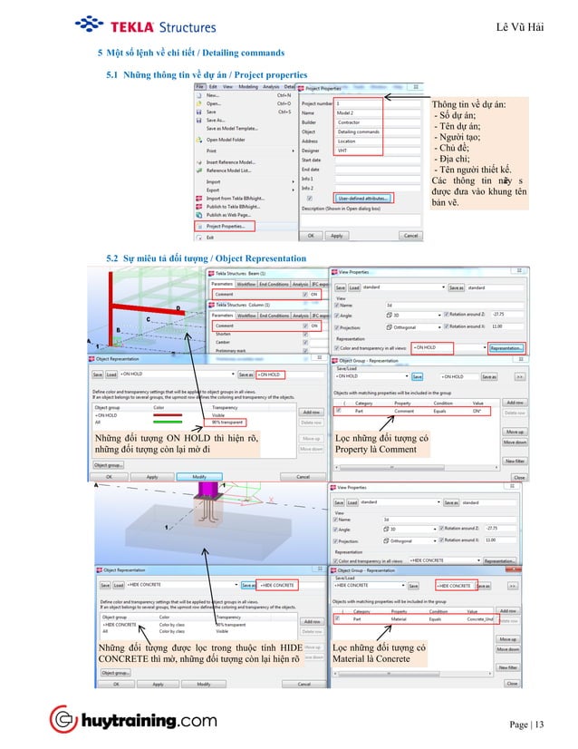 Giáo án Tekla Structures | PDF
