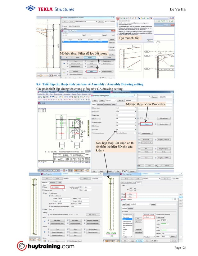 Giáo án Tekla Structures | PDF
