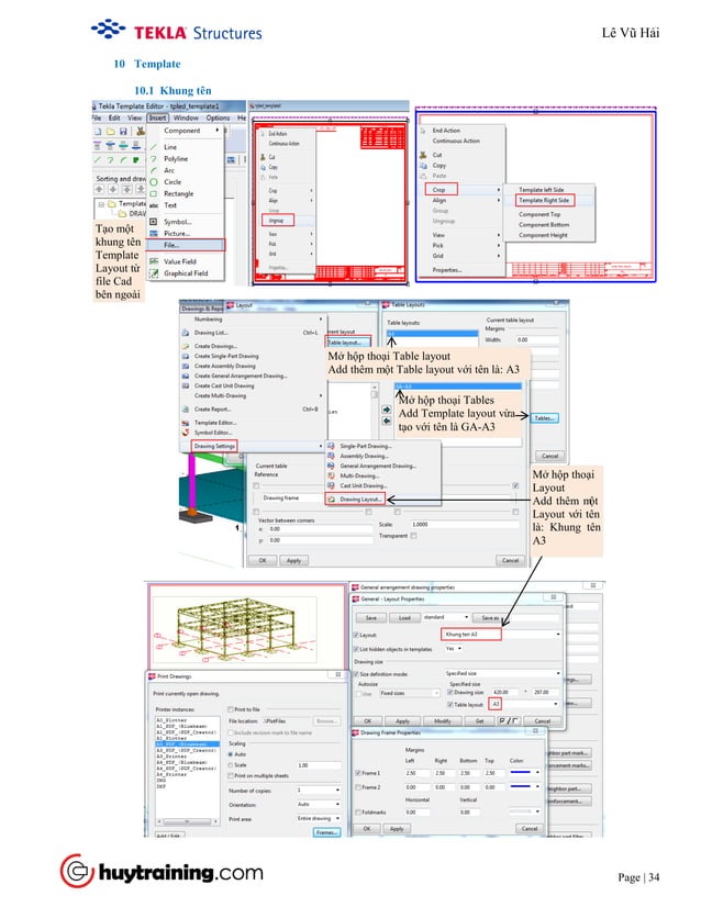 Giáo án Tekla Structures | PDF