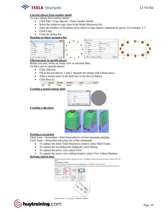 Giáo án Tekla Structures | PDF