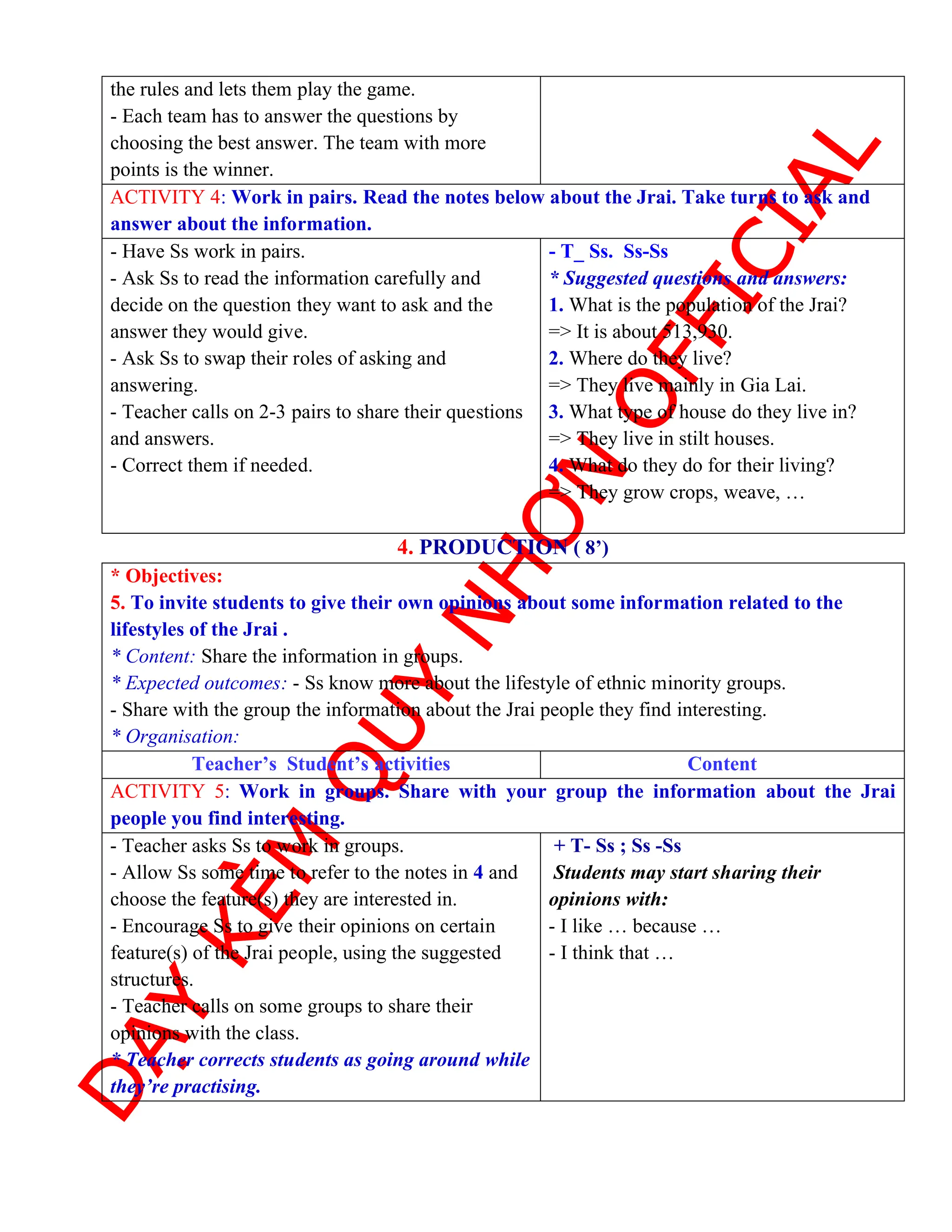 GIÁO ÁN TIẾNG ANH 8 GLOBAL SUCCESS (CẢ NĂM) THEO CÔNG VĂN 5512 (2 CỘT ...