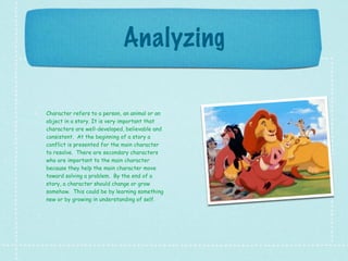 Springboard Lesson on Characterization | KEY