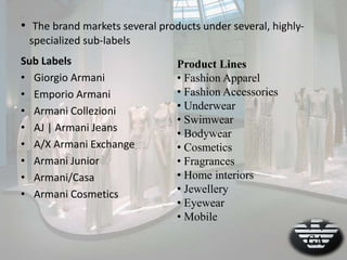 PESTEL and Five Forces Analysis of Giorgio Armani | PPTX