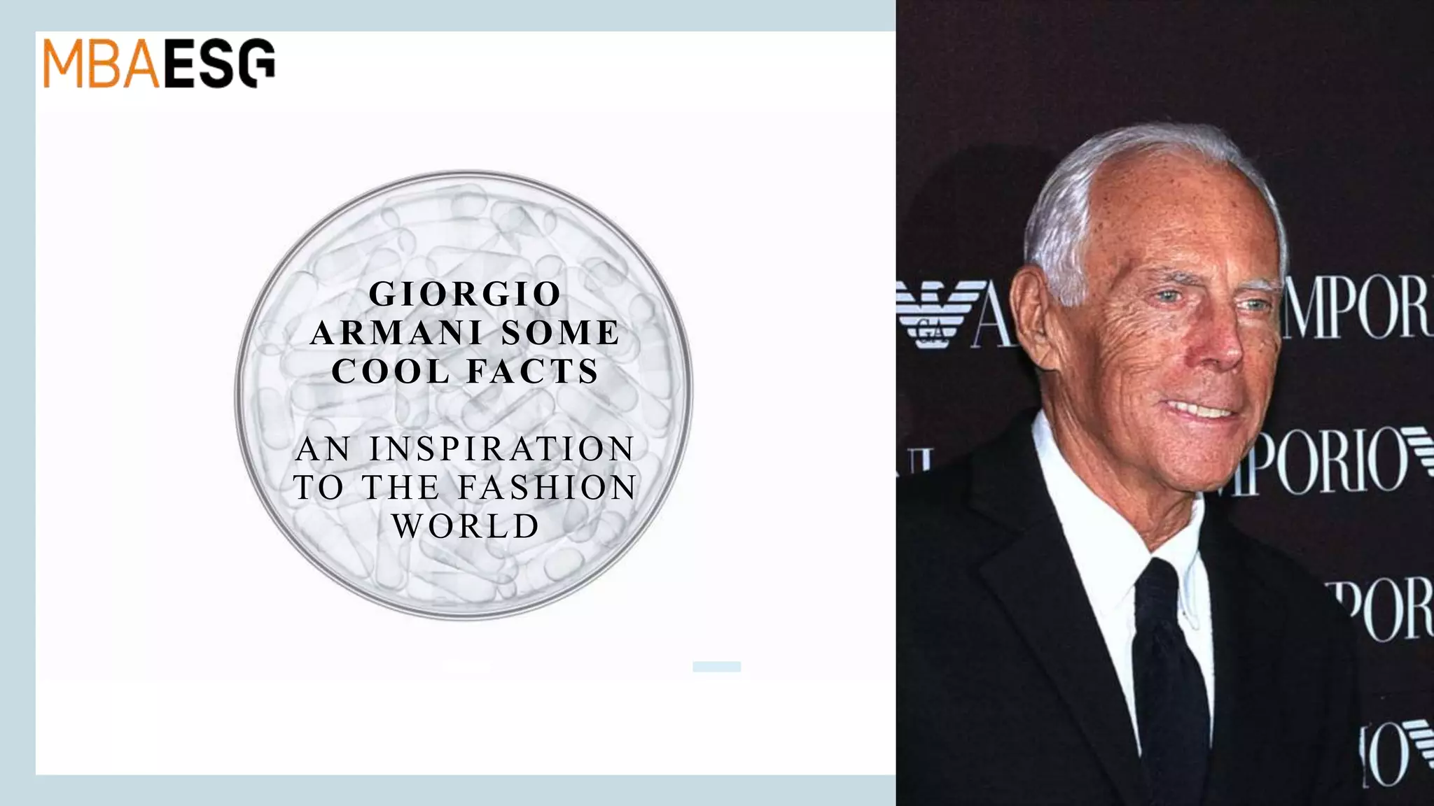 Giorgio Armani: Fashion Icon | PPT
