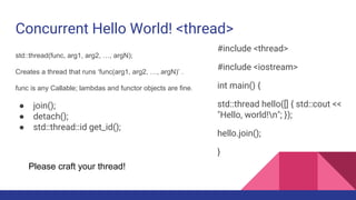 Giorgio zoppi cpp11concurrency | PDF | Programming Languages | Computing