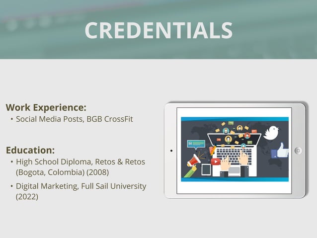 Personal Brand Exploration - Vanessa Giorgi | PPT