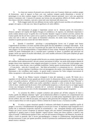 Franco Giori - La vita affettiva della classe | PDF