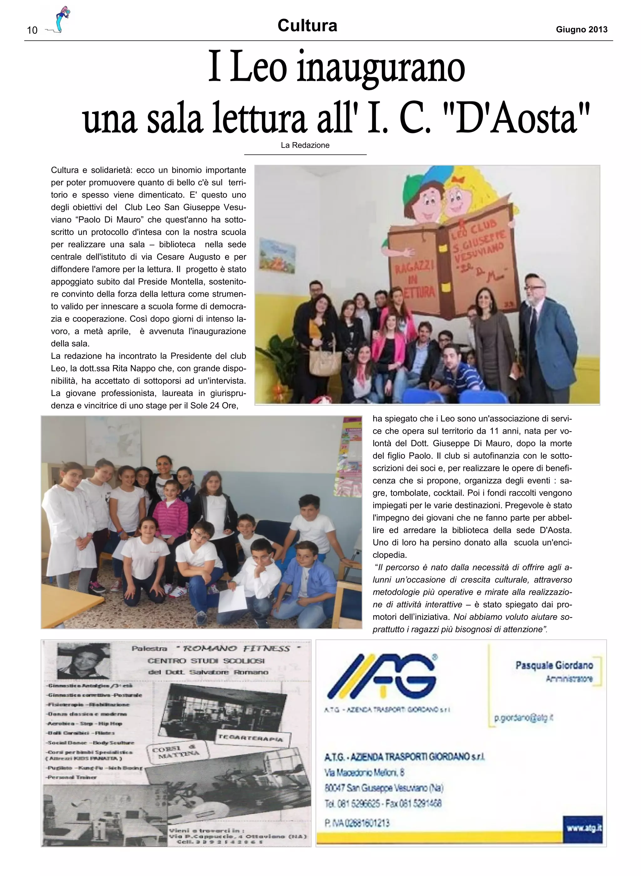 Giornalino scolastico D'AOSTA NEWS - Penne curiose | PDF