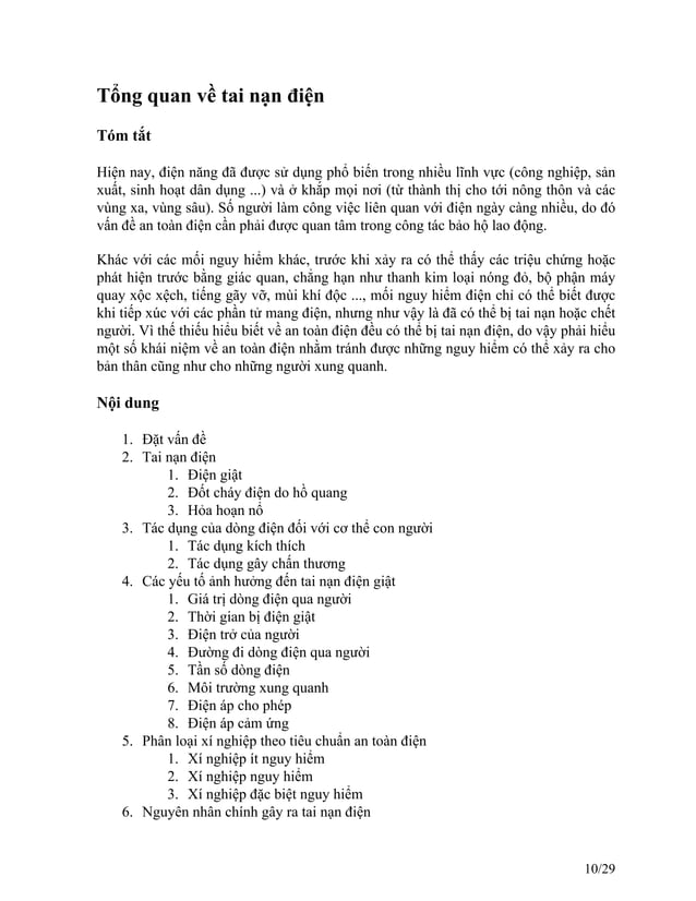 Giáo trình an toàn điện-hay | PDF