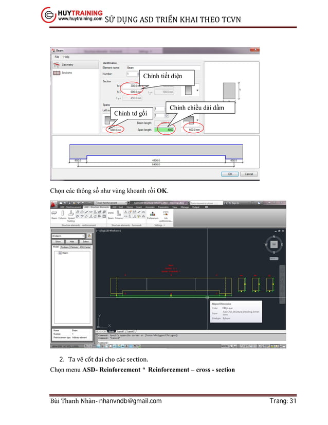 Giáo trình Autocad Structural Detailing (ASD) triển khai bản vẽ theo ...