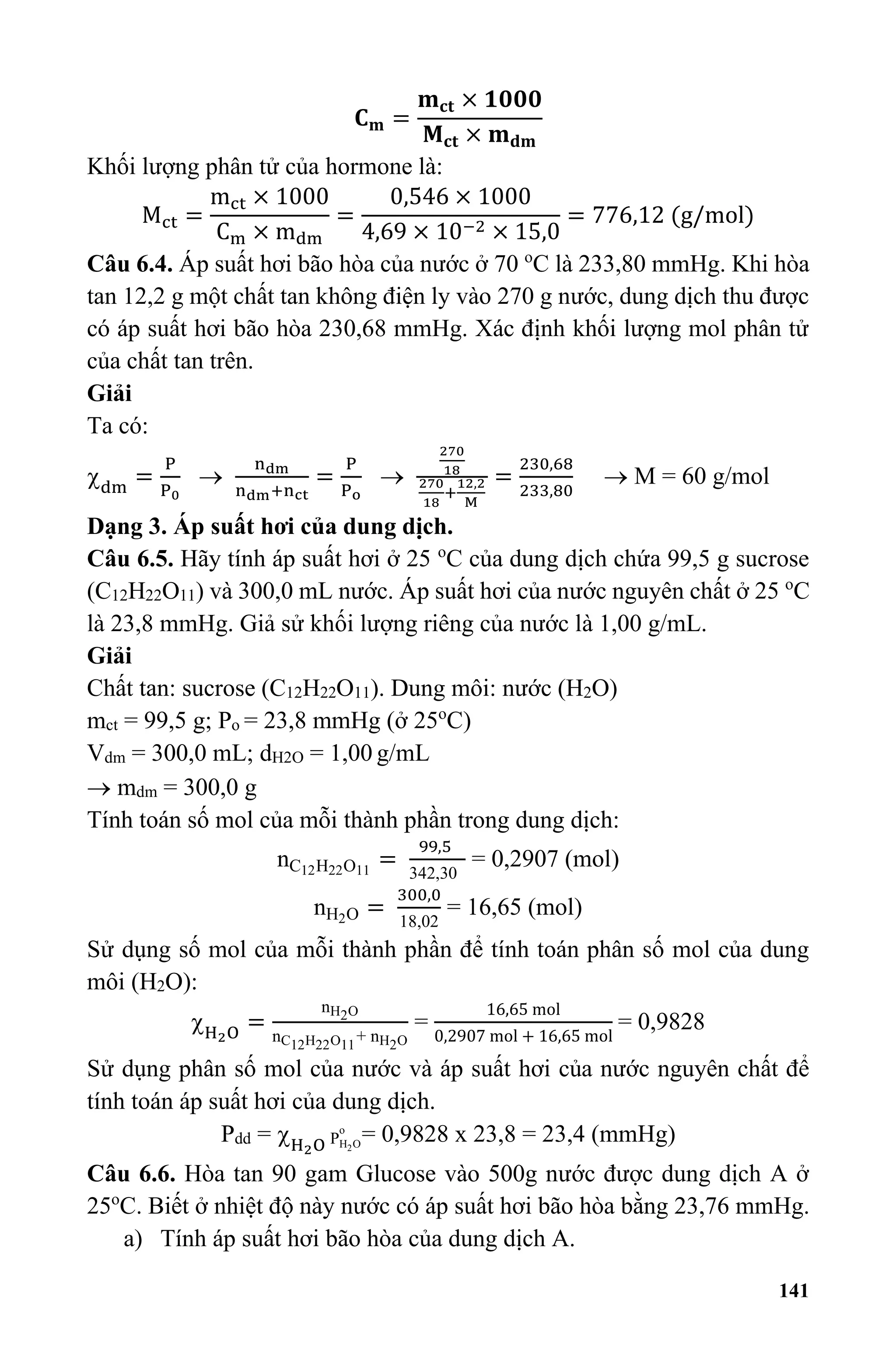 Giáo trình Bài tập Hóa đại cương - Huỳnh Nguyễn Anh Tuấn (Ch.b), Đặng Đình Khôi, Võ Thị Thu Như ...