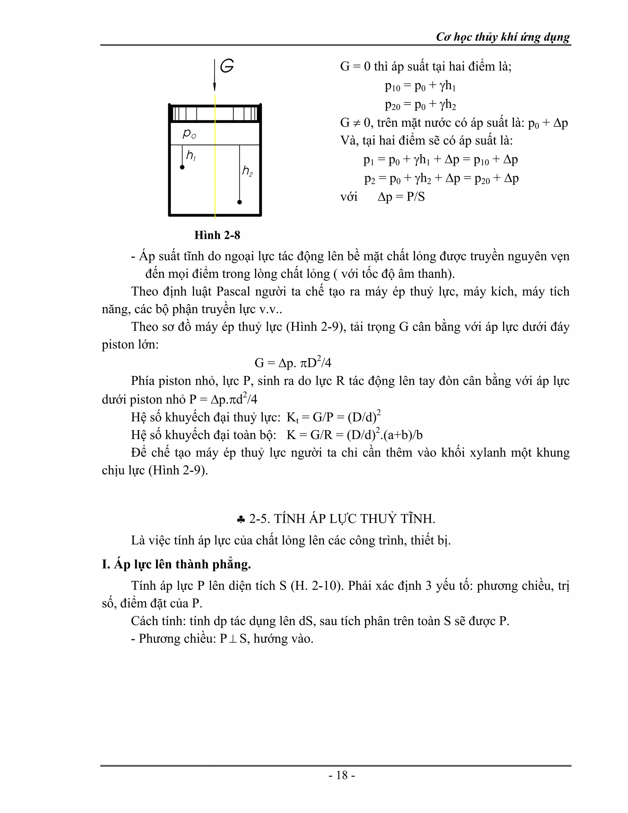 Giáo trình Cơ học thủy khí ứng dụng.pdf