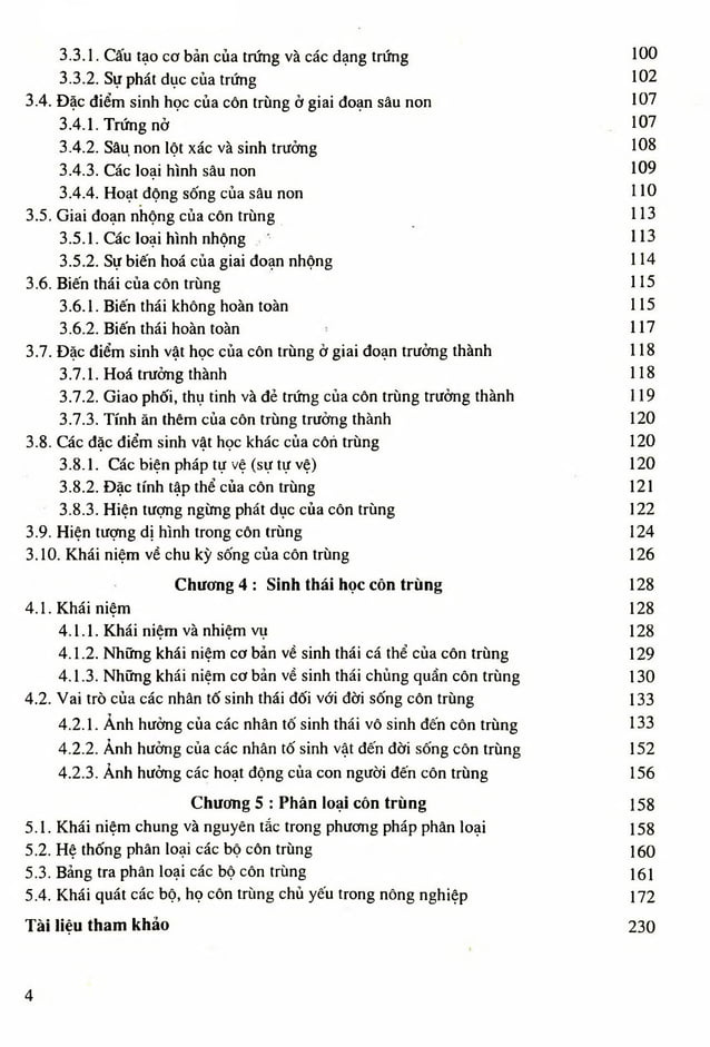 Giáo trình côn trùng nông nghiệp. Phần I Côn trùng đại cương - Hoàng ...