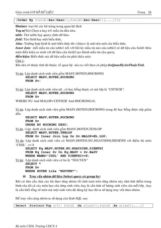 Giáo trình Cơ sở dữ liệu.pdf