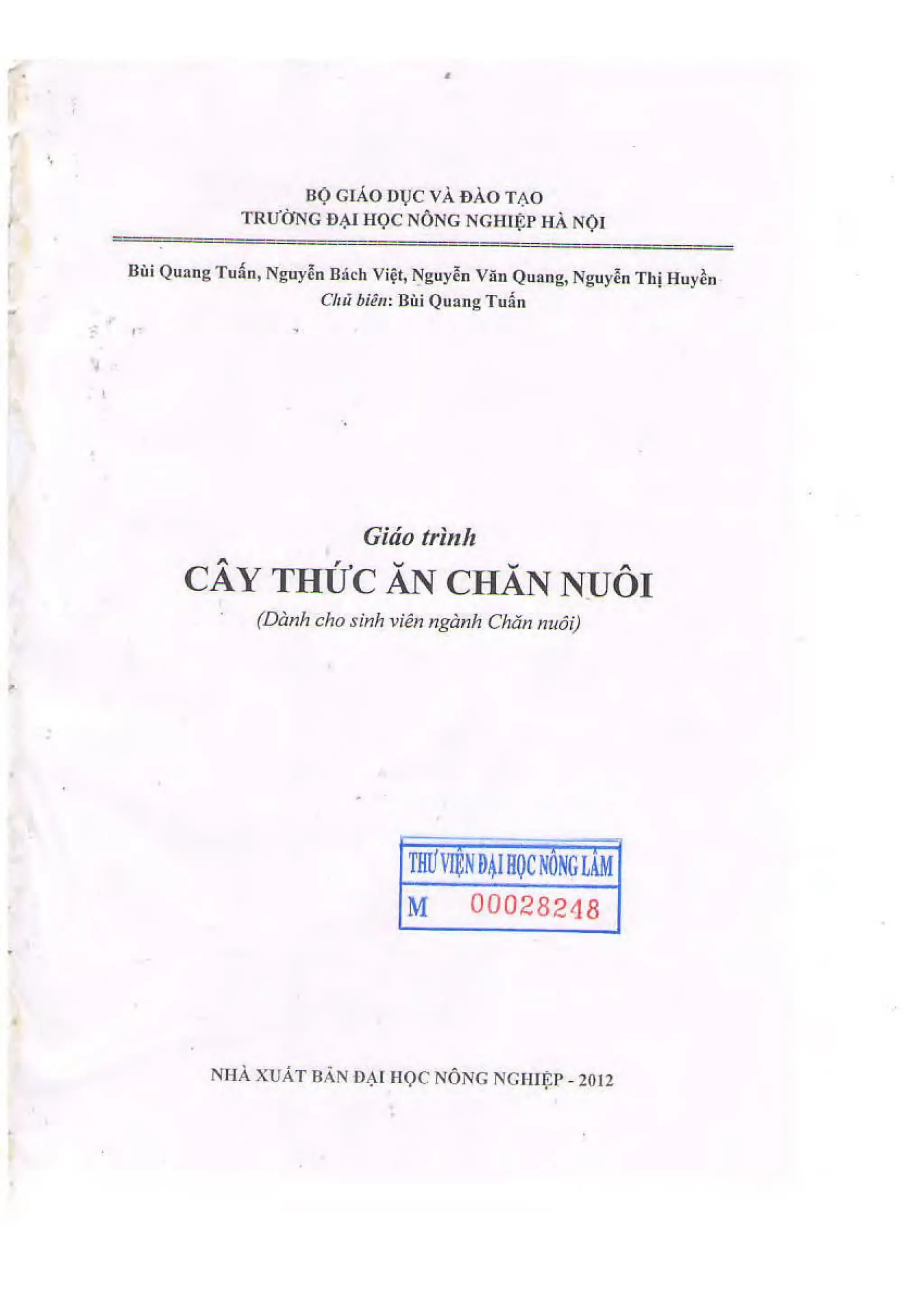 Giáo trình cây thức ăn chăn nuôi (Dành cho sinh viên ngành Chăn nuôi).pdf