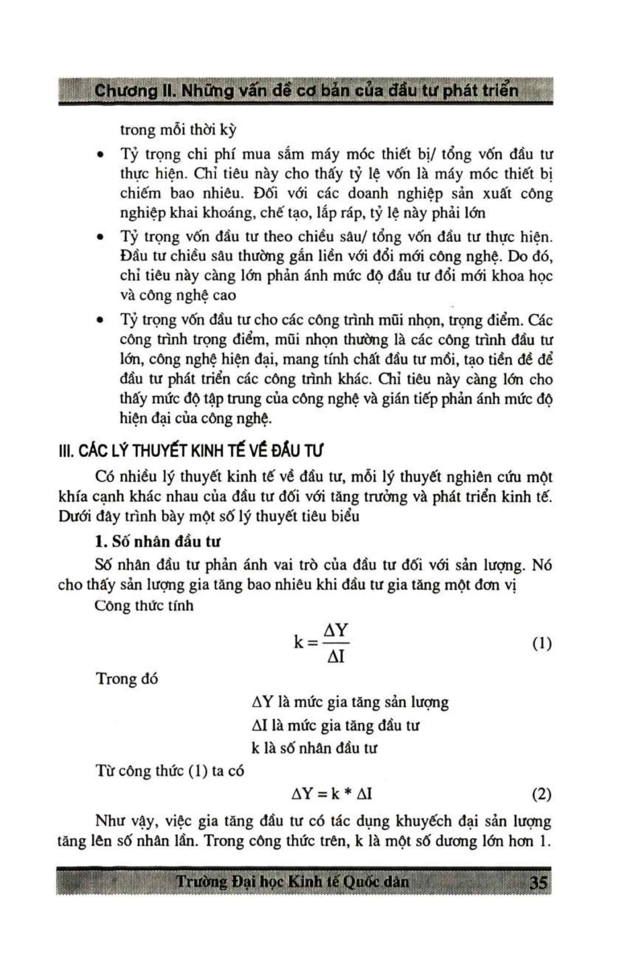 Giáo trình kinh tế đầu tư (Economic Investment) | PDF