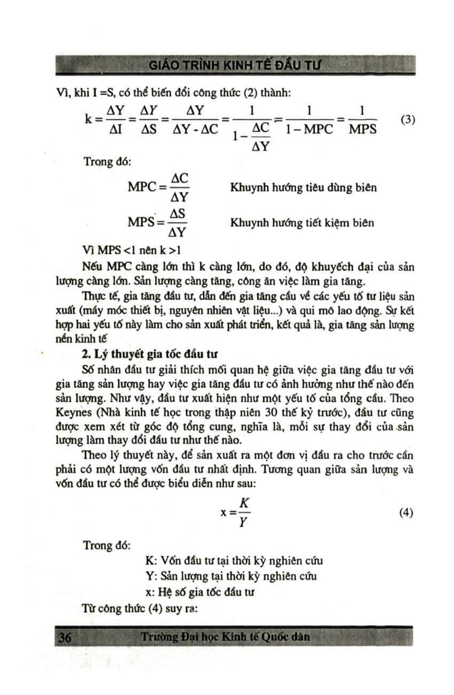 Giáo trình kinh tế đầu tư (Economic Investment) | PDF