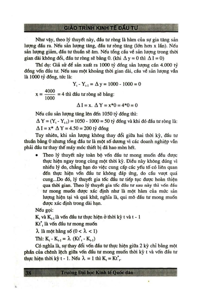 Giáo trình kinh tế đầu tư (Economic Investment) | PDF