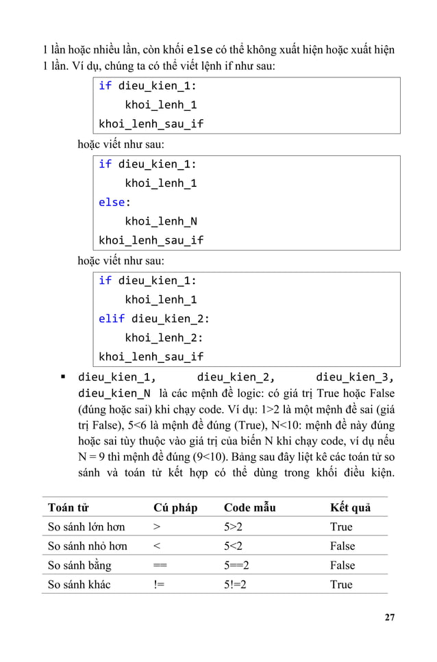 Giáo trình lập trình Python căn bản - Trần Nhật Quang, Phạm Văn Khoa.pdf