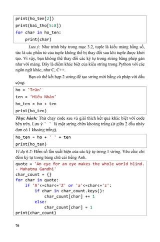 Giáo trình lập trình Python căn bản - Trần Nhật Quang, Phạm Văn Khoa.pdf