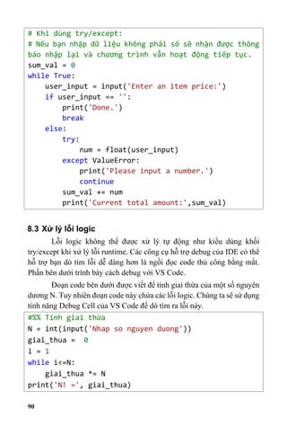 Giáo trình lập trình Python căn bản - Trần Nhật Quang, Phạm Văn Khoa.pdf